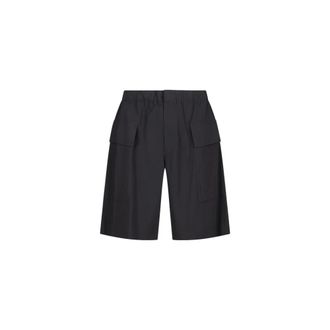 Jil Sander Bestickte Kurze Hose - - Shorts - Herren - Schwarzk - L