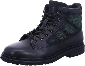 Bugatti Homme 331-aow30 Bottes avec Doublure Froide, Noir/Vert foncé, 44 EU