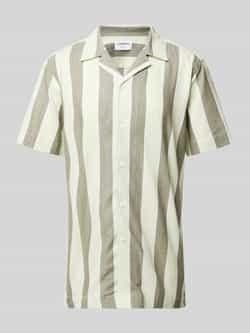 Lindbergh Relaxed Fit Freizeithemd aus Baumwoll-Leinen-Mix