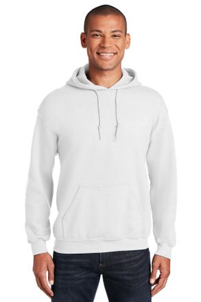 Gildan G185 Heavy Blend Erwachsene Kapuzenpullover wei&szlig;, Weiss/Opulenter Garten