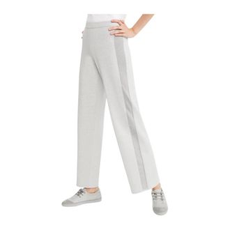 Max Mara Strickhose Schnitt Stil - - Trousers - Damen - Grau - M
