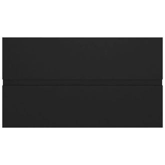 Generic Wandmontierter Waschbeckenschrank mit 2 Schubladen, Moderne Badezimmer-Waschtischschränke, Wasserdichter Aufbewahrungsschrank Unter Dem (80 x 38,5 x 4