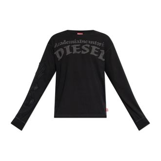 Diesel Homme, Tops, Noir, Taille: M Long Sleeve Hauts