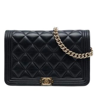 Chanel Pre-owned Boy Wallet on Chain - Femme - Pre-owned - Noir - Taille: ONE Size