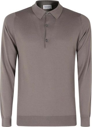 John Smedley Homme, Tops, Brun, Taille: M Bradwell Shirt