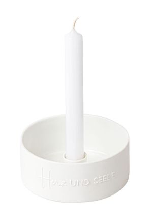 R&auml;der Mini Porzellankranz Herz und Seele D.12cm, H.5cm