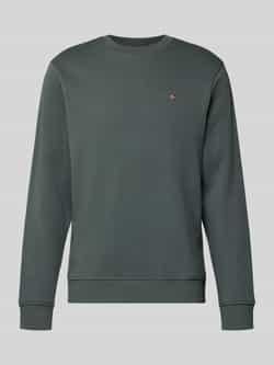 Napapijri Sweatshirt mit Label-Stitching Modell BALIS