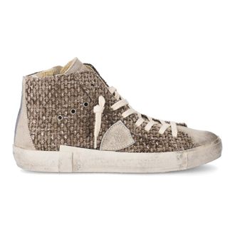 Philippe Model Prsx Tennis - Femme - Chaussures - Gris - Taille: 36 EU