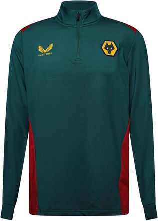 Castore Trainingsjacke f&uuml;r Herren, mit kurzem Rei&szlig;verschluss, Training (Rot)