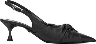 Roberto Cavalli escarpins à bride arrière - Noir