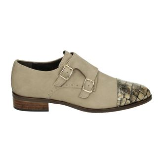 Pertini Beige Leder Schuhe mit niedrigem Absatz - - Shoes - Damen - Beige - 38 EU