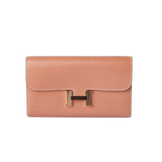Herm&egrave;s Portefeuille Constance To Go Pre-owned - Femme - Pre-owned - Brun - Taille: ONE Size