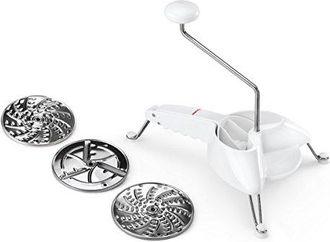 Metaltex Italia 165175 Râpe Julienne, Aluminium, Gris