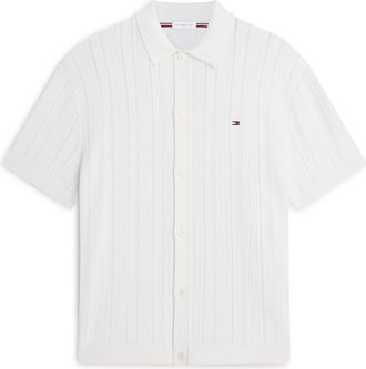 Tommy Hilfiger Hemd Relaxed Pointelle Short Sleeve With