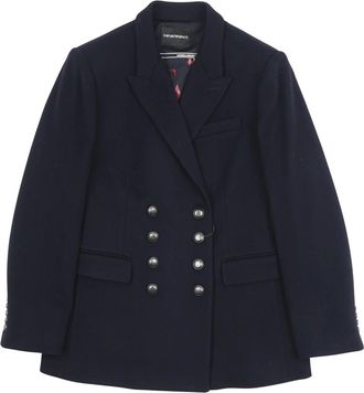 Emporio Armani Femme, Vestes, Bleu, Taille: 36 FR Blazers
