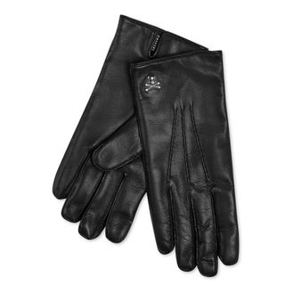 Philipp Plein Homme, Accessoires, Noir, Taille: 7 IN Mid-Gloves Skull