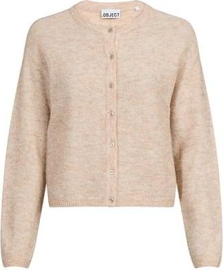 Object Cardigan en laine m&eacute;lang&eacute;e
