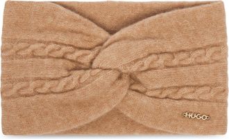 HUGO BOSS Stirnband HUGO Siamminy 50570696 Hellbraun