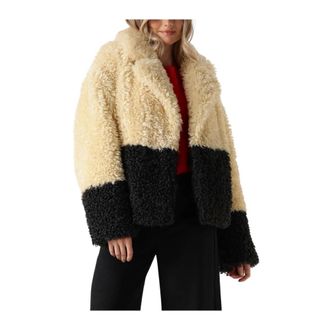 Stand Studio Beige Teddy Jacke f&uuml;r Frauen - - Jackets - Damen - Mehrfarbig - S