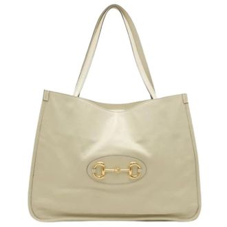 Gucci Pre-owned Horsebit Tote Bag - - Pre-owned - Damen - Beige - ONE SIZE