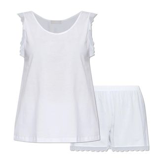 Hanro Damen, Nachtw&auml;sche & Lounge, Wei&szlig;, MGr&ouml;&szlig;e