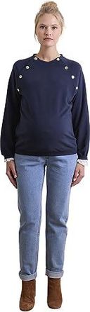 Vertbaudet Sweat Molleton Grossesse et Allaitement Marine 38/40