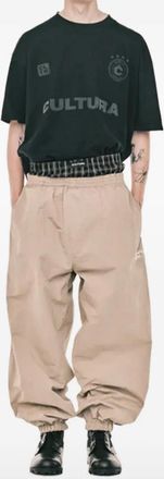 Cultura t-shirt en coton à logo imprimé - Noir