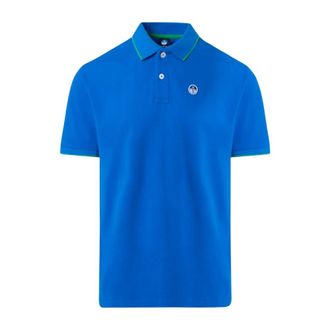 North Sails Gestreiftes Poloshirt mit Kragen - - Tops - Herren - Blau - 2XL