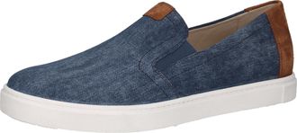 Caprice Herren Slipper aus Leder ohne Schnürsenkel, Blau (Blue Comb), 42 EU