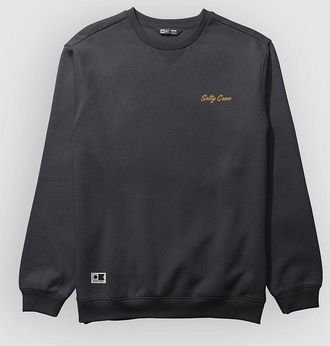 Salty Crew Worn In Crew Sweater black