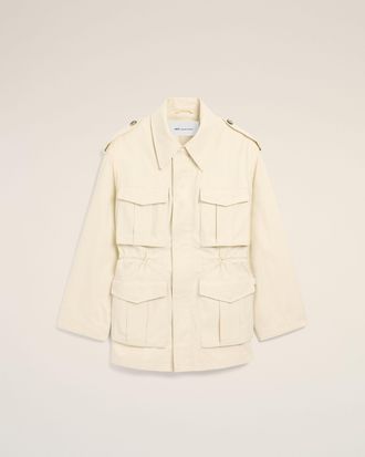 Ami Ami Paris - Parka utilitaire blanche en coton Ivoire - Taille : XXS - Unisex