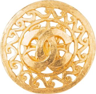 Chanel Halskette - Chanel Golden Tendril Brooch - Gr. unisize - in Mehrfarbig - f&uuml;r Damen