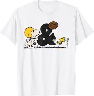 Peanuts Snoopy Woodstock, American Football-Teamspieler, Retro T-Shirt