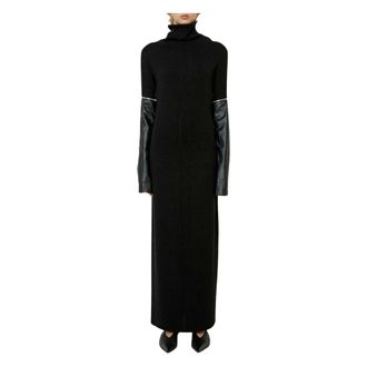 Meimeij Femme, Robes, Noir, Taille: 40 FR Abito