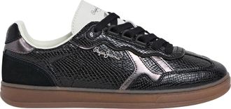 Pepe Jeans London Damen Ball Pattent W Sneak, Schwarz, 35.5 EU