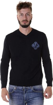 Versace Jeans Couture Homme, Sweatshirts et sweats &agrave; capuche, Bleu, Taille: XL B5Gqa819Blu