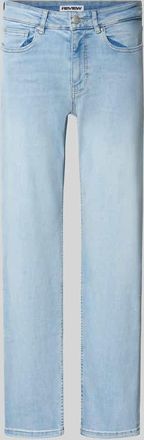 Review Straight Fit Jeans aus Baumwoll-Mix