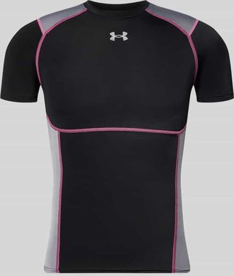 Under Armour Slim Fit Sport-T-Shirt mit Kontrastn&auml;hten Modell HeatGear