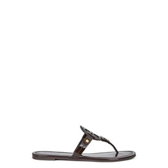Tory Burch Miller Flat Zehentrenner-Sandale - - Shoes - Damen - Braun - 36 EU