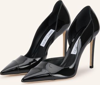 Jimmy Choo London Lack-Pumps Brigitte 100 schwarz