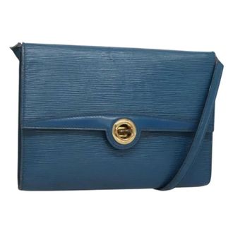 Louis Vuitton Pre-owned Cuir sacs-louis-vuitton - Femme - Pre-owned - Bleu - Taille: ONE Size