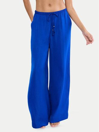 Triumph Stoffhose Summer 10227246 Blau Wide Leg