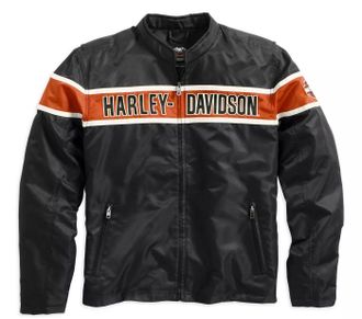 Harley-Davidson Motorradjacke Herren Generations Casual Outdoor Freizeitjacke Funktionsjacke Gestickte Grafik-Applikationen