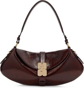 Ganni B-Kat Deep-shine Shoulder Bag