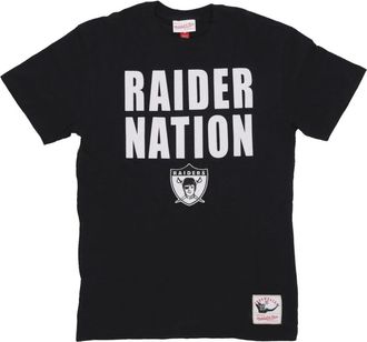Mitchell & Ness Oakland Raiders NFL T-Shirt - - Tops - Herren - Schwarzk - S