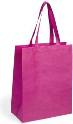 Generico Sac shopper tnt Shopping Poign&eacute;es Longues sac &agrave; main Femme Durable Shopping, fuchsia