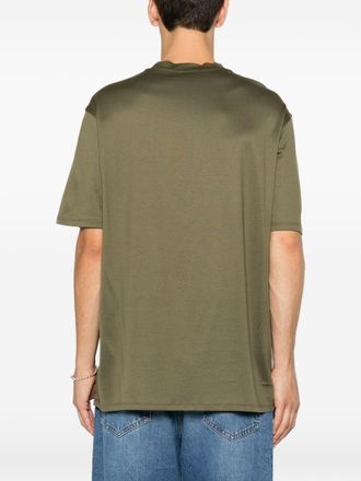 Emporio Armani Logo Print T-Shirt - Olive Green