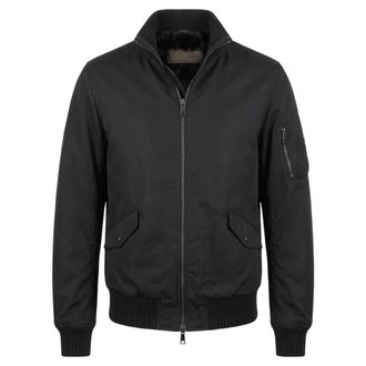 Giorgio Brato Pilot-Bomberjacke mit hohem Kragen - - Jackets - Herren - Schwarzk - XL