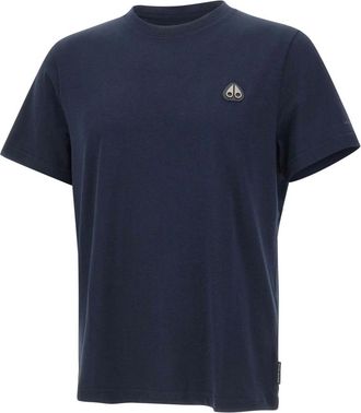 Moose Knuckles Homme, Tops, Bleu, Taille: XL Crescent Tee