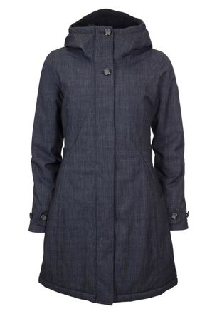 ELKLINE Damen Wintermantel wasserdicht Grace | Winterjacke warm halblang tailliert | 2019055, Farbe:darkdenim, Gr&ouml;&szlig;e:42